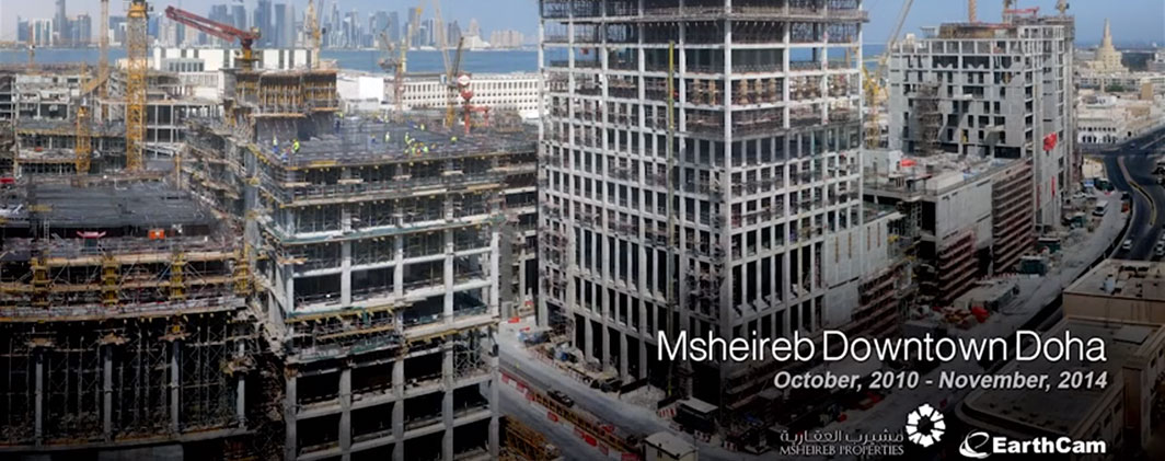 Time-Lapse of The Heart of Doha Construction
