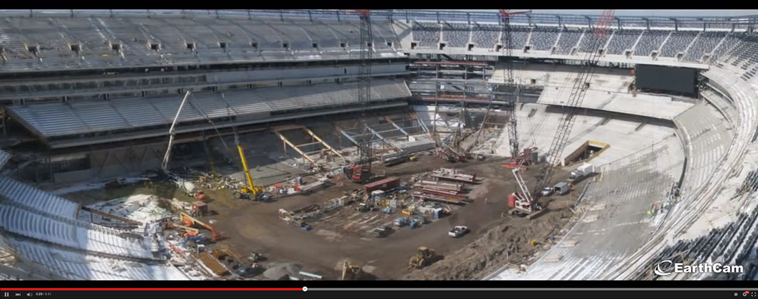 Time-Lapse of the MetLife Stadium Construction