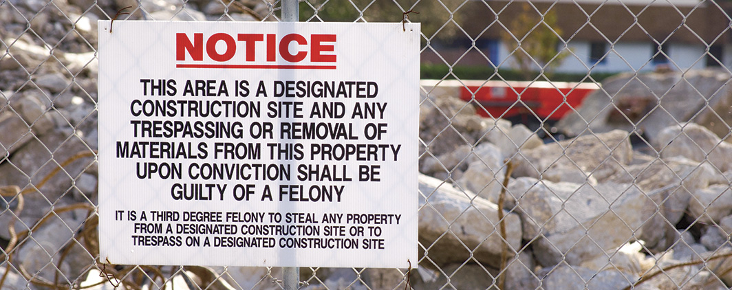 Jobsite Crime Decreases Using Remote Surveillance